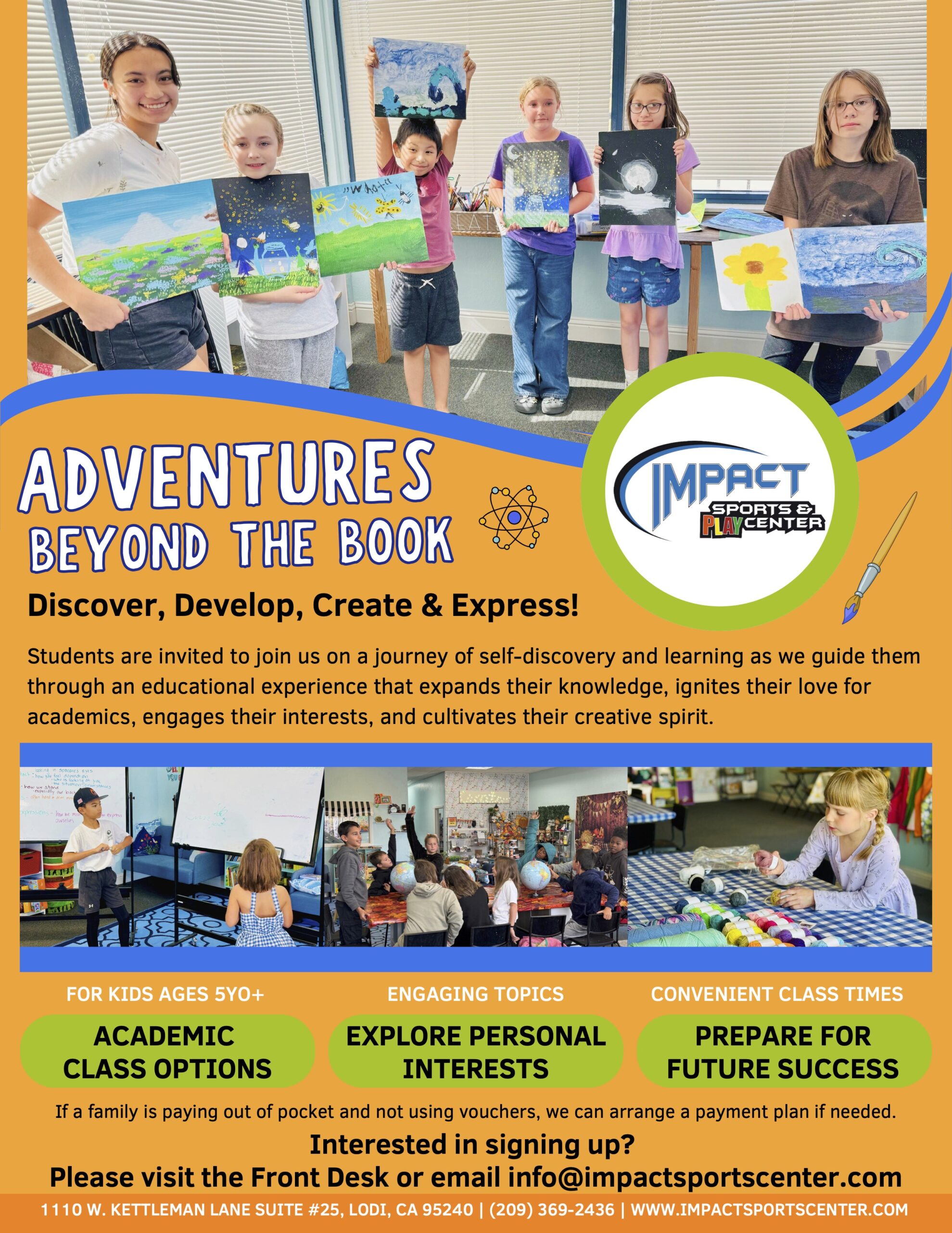 What's Happening! - October - Impact Sports Center